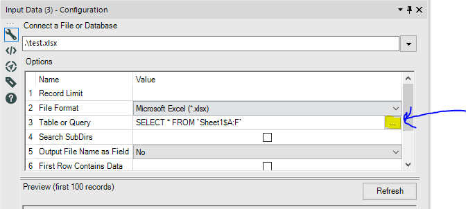 Selecting Columns on Excel Data Import - Alteryx