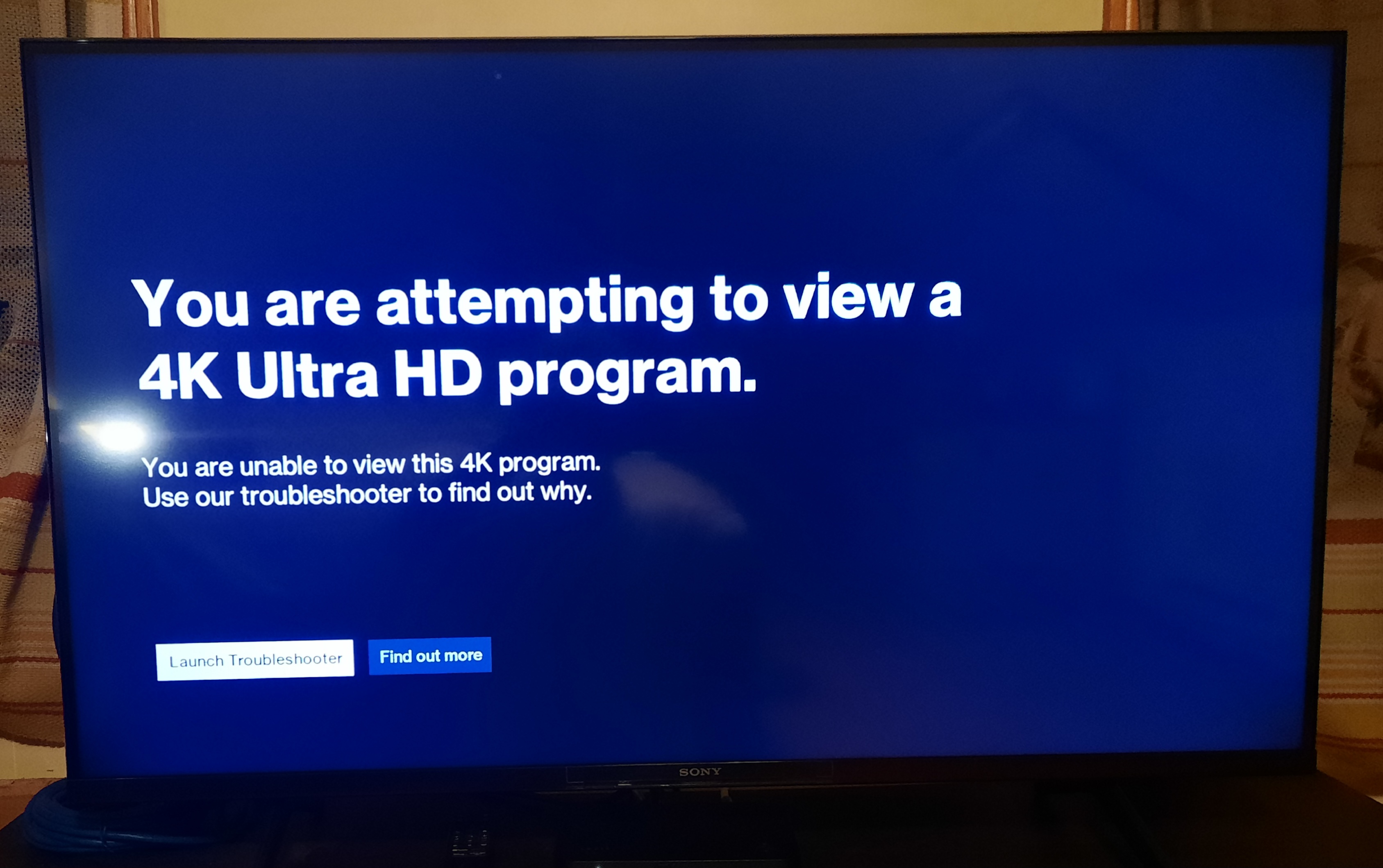 4100 STB & Sony KD-43X85K - verizon