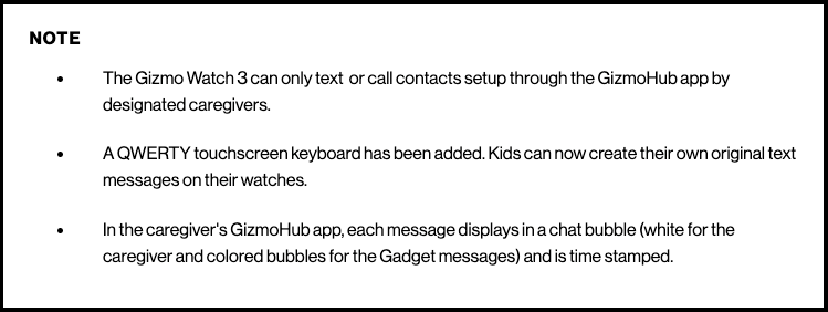 How to create and send text messages on the Gizmo Watch 3 - Verizon