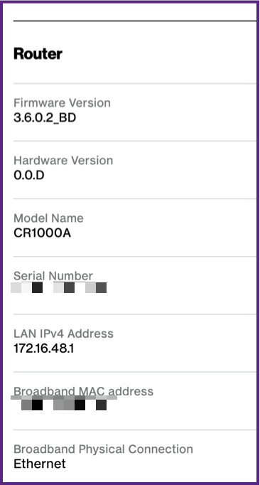 Configuring static route on CR1000A - Verizon