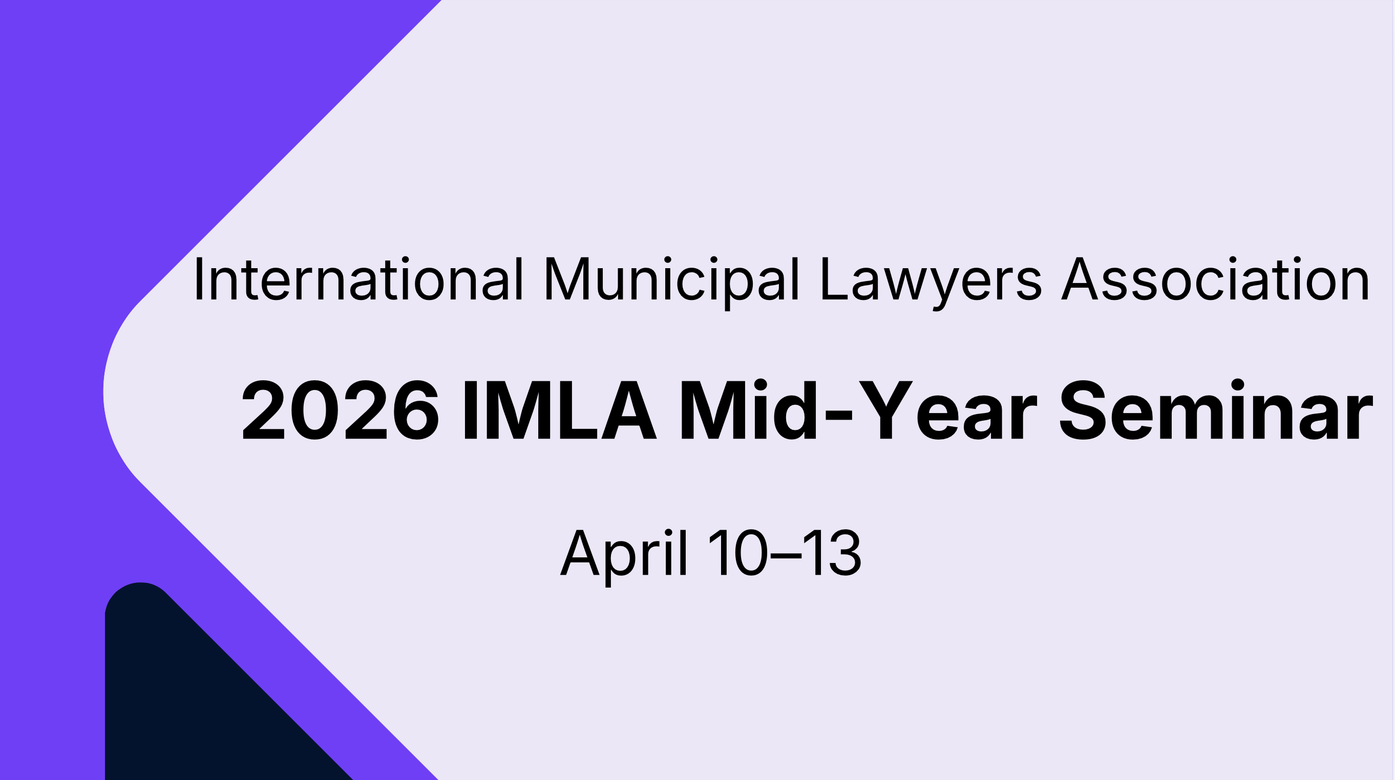 2026 IMLA Mid-Year Seminar - OnPoint - OnPoint